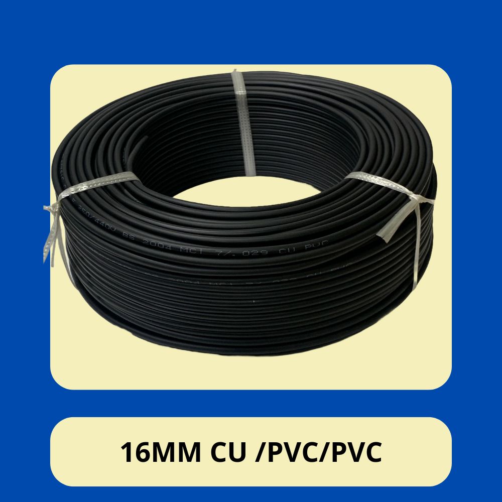 16mm Solar Cable - 600/1000V - Copper PVC/PVC - Eleco Cables
